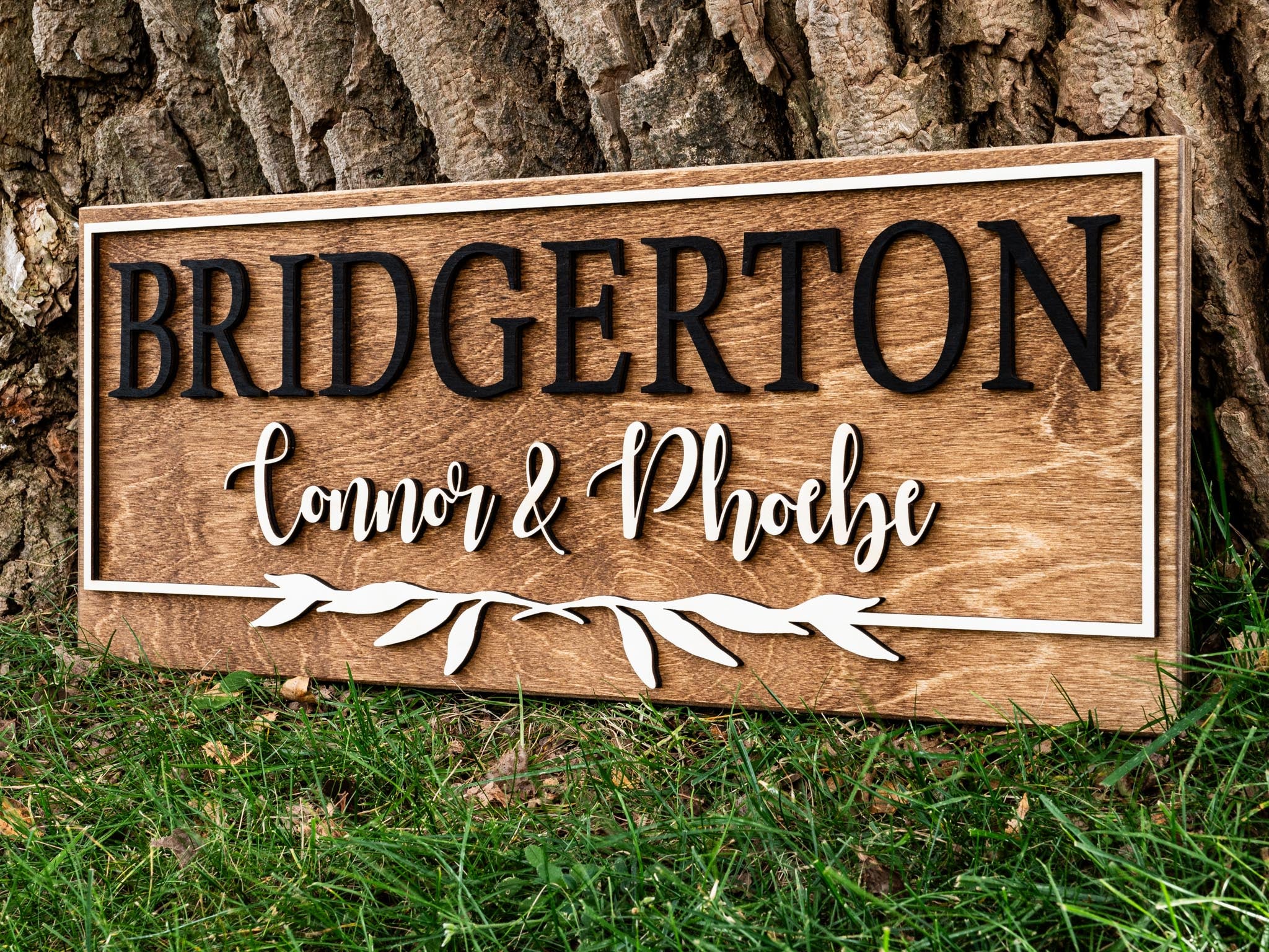 Personalized Wedding Anniversary Gift, Custom Wooden Wedding Sign ...