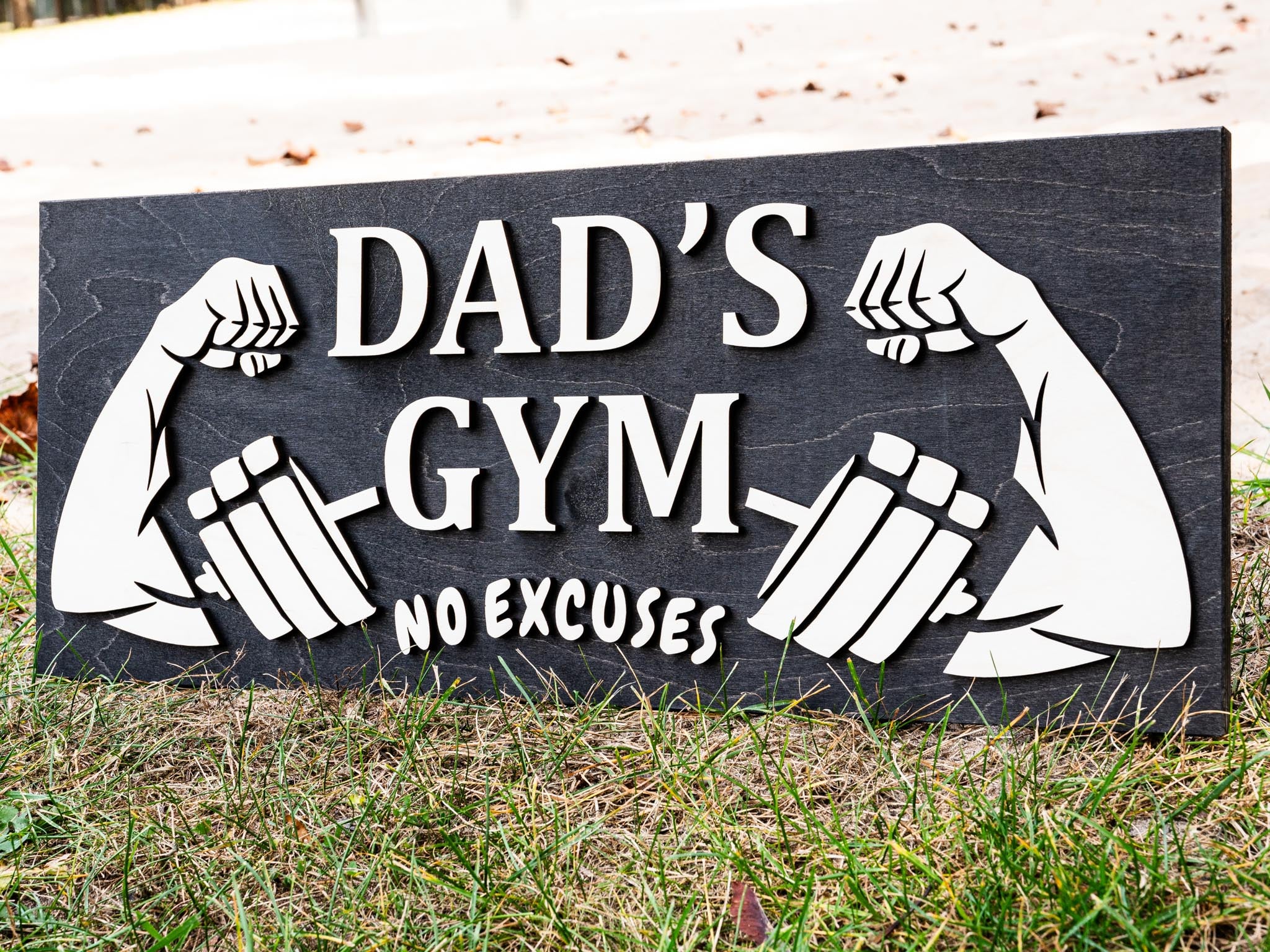 Custom Home Gym Name Sign | Personalized Father's Day Gift | Name Sign ...