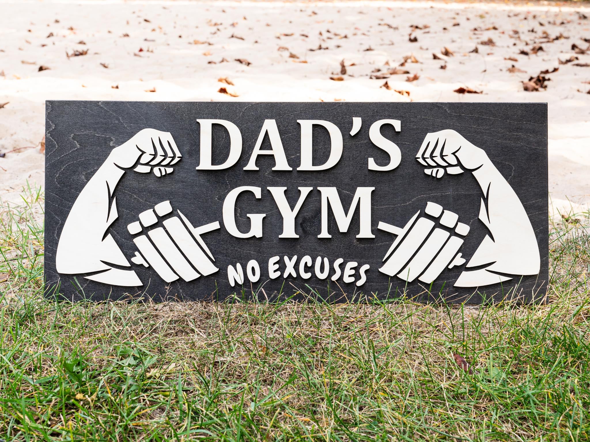 Custom Home Gym Name Sign | Personalized Father's Day Gift | Name Sign ...