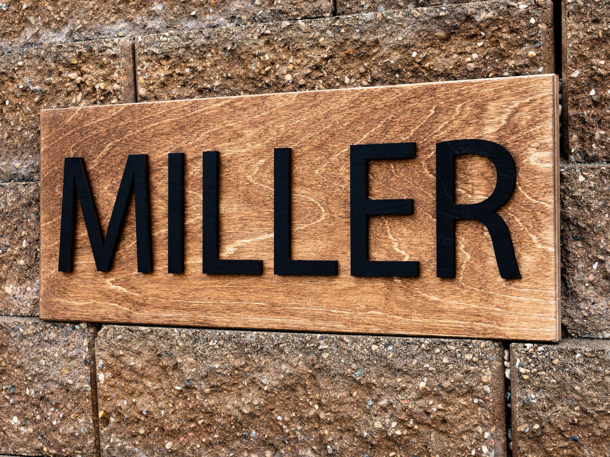 Last Name Sign | Family Name Sign | Wedding Gift | Custom Wood Signs ...