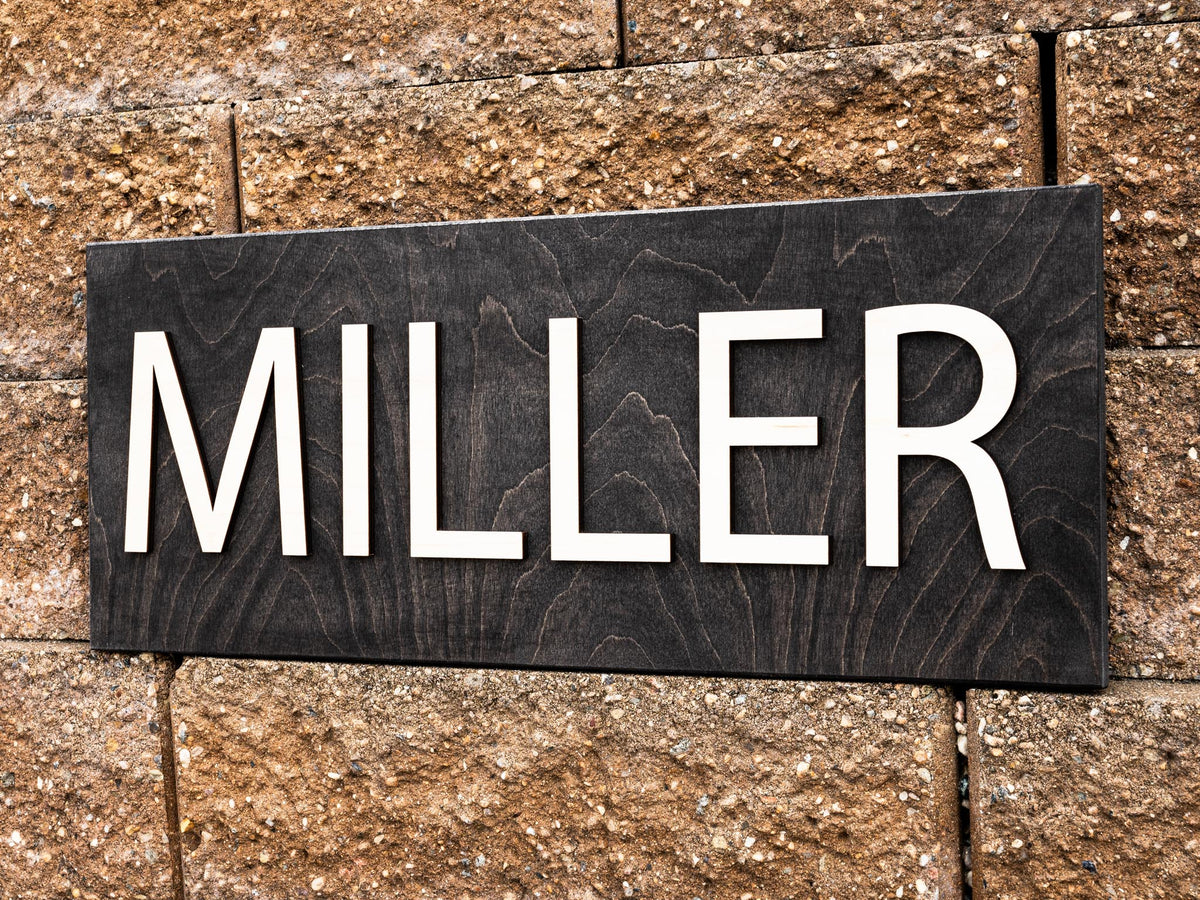 Family Name Sign | Wedding Gift | Custom Wood Signs | Last Name Sign ...