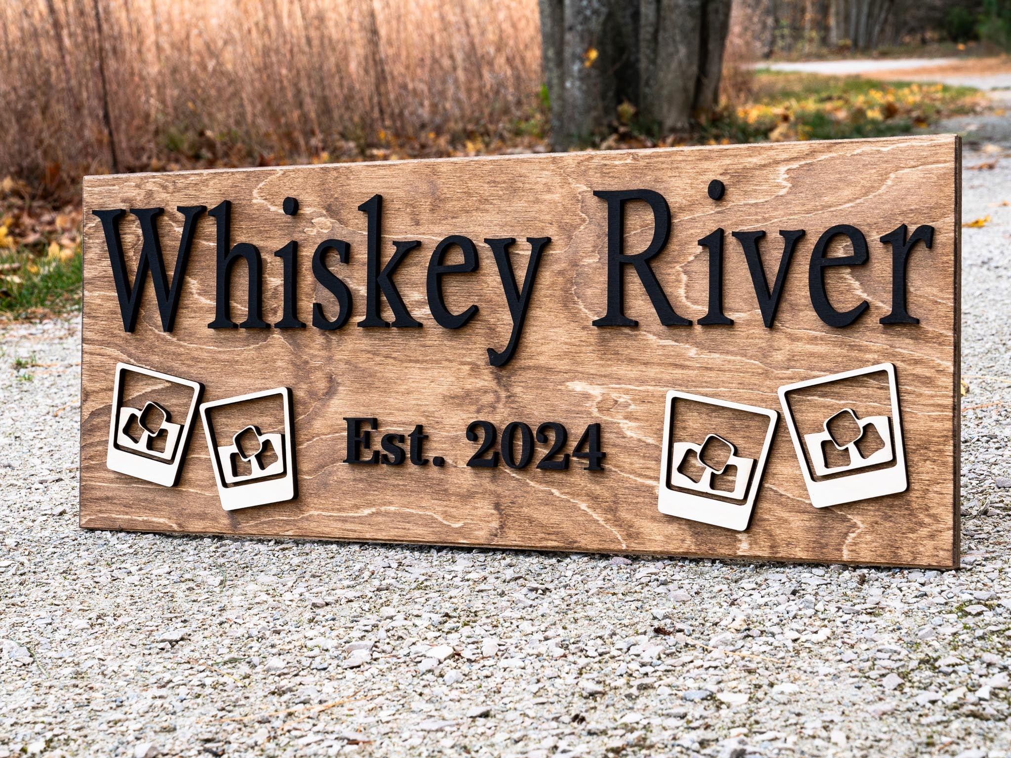 Personalized Bar Sign | Home Bar Decor | Man Cave Sign– Laser Woodworker