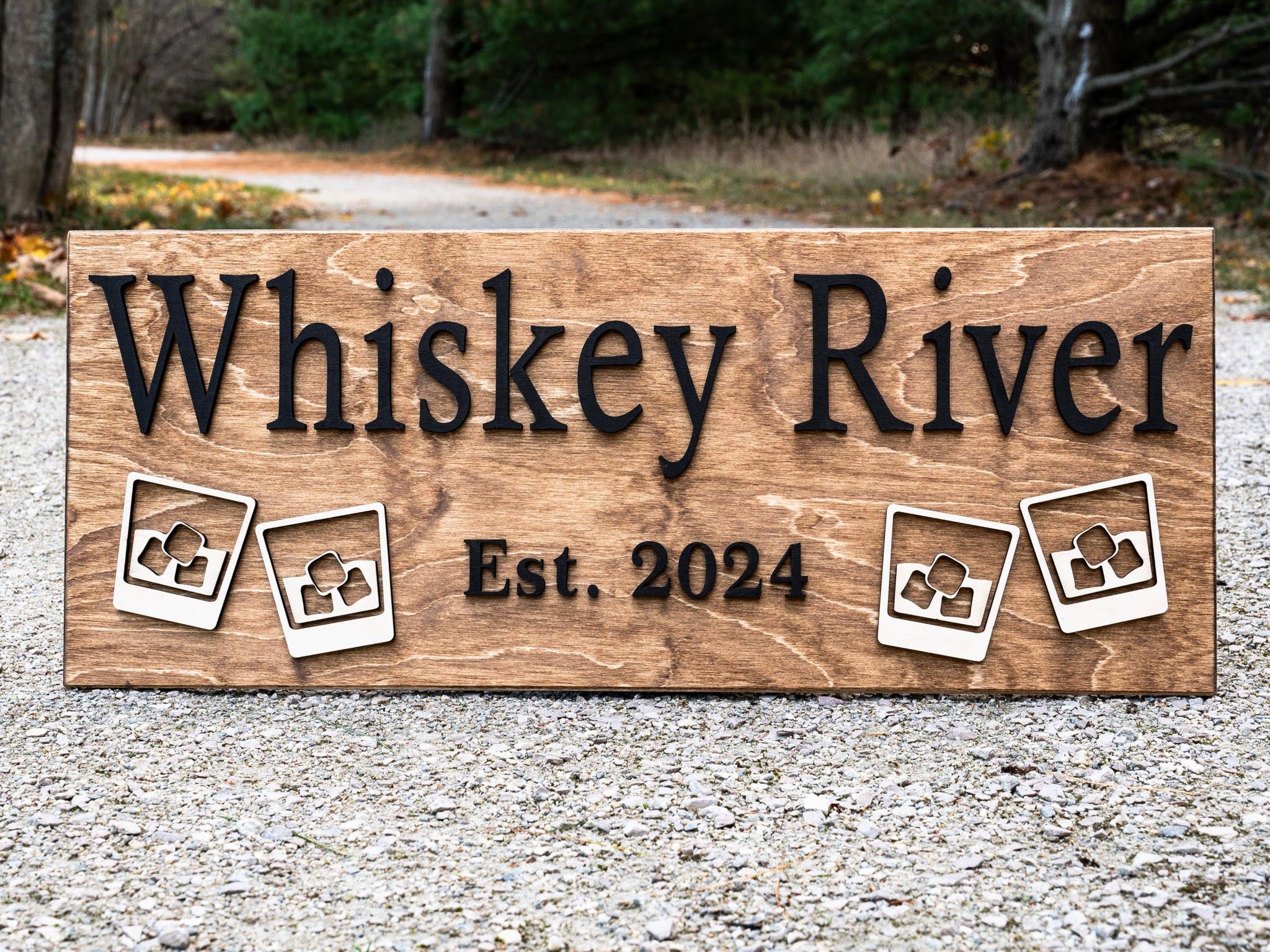 Personalized Bar Sign | Home Bar Decor | Man Cave Sign– Laser Woodworker